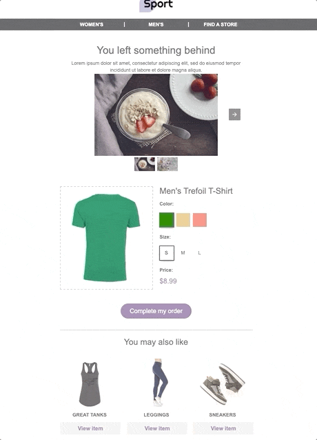 Shoppable-content и где он применяется | Блог eSputnik